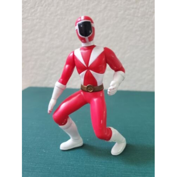Toys | Vintage Power Rangers Lightspeed Rescue 200 Mcdonalds 4 Red ...